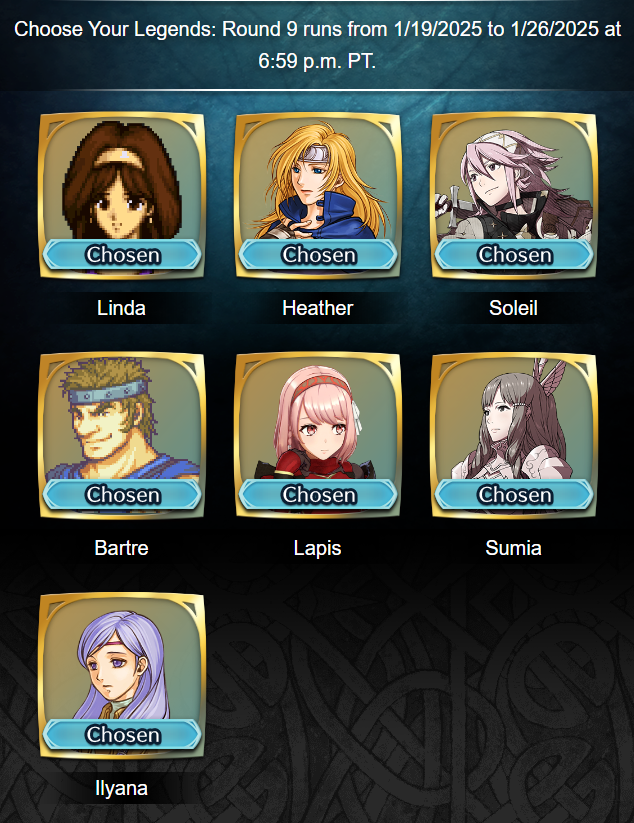 Choose Your Legends 9 Discussion Thread! - Fire Emblem Heroes - Serenes ...