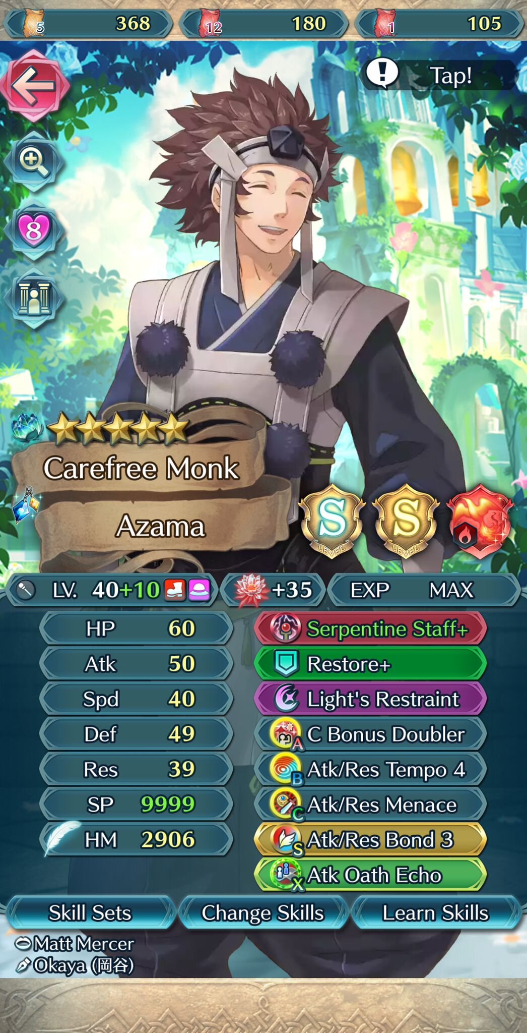 Serenes Forest 5★ Lv.40+10 Compendium Thread - Page 64 - Fire Emblem ...